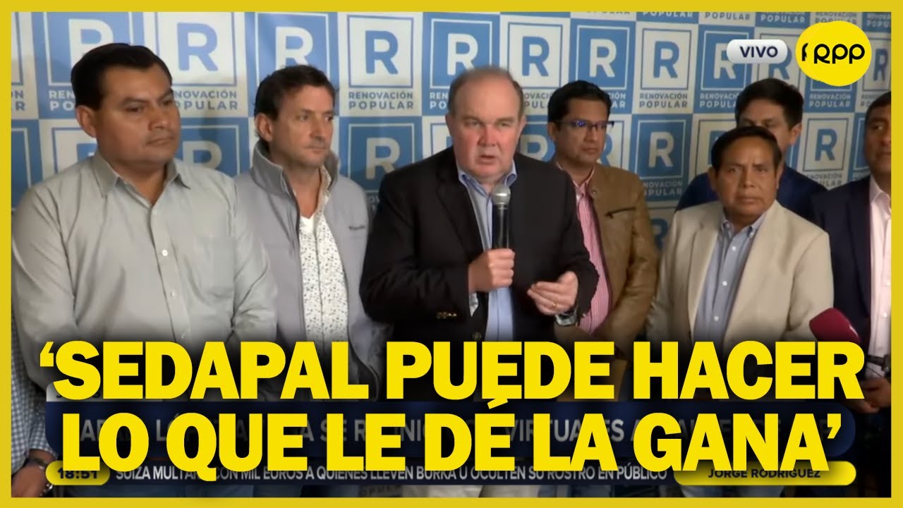 ‘Sedapal puede mandar los comunicados que quiera, yo sigo viendo agua ...