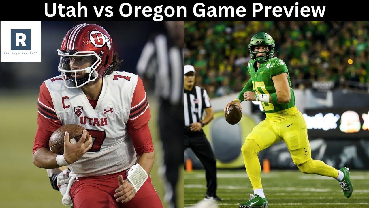 Utah vs Oregon Game Preview College Football - YouTube