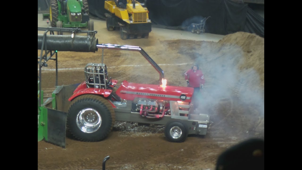 Tractor 🔥 EXPLODES 🔥at 50th NTPA Tractor pull Louisville KY 2/17/2018 ...