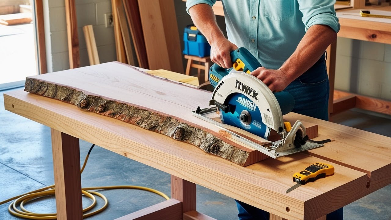Building A Beautiful Dining Table Set From Precious Wood With A 20-Year ...