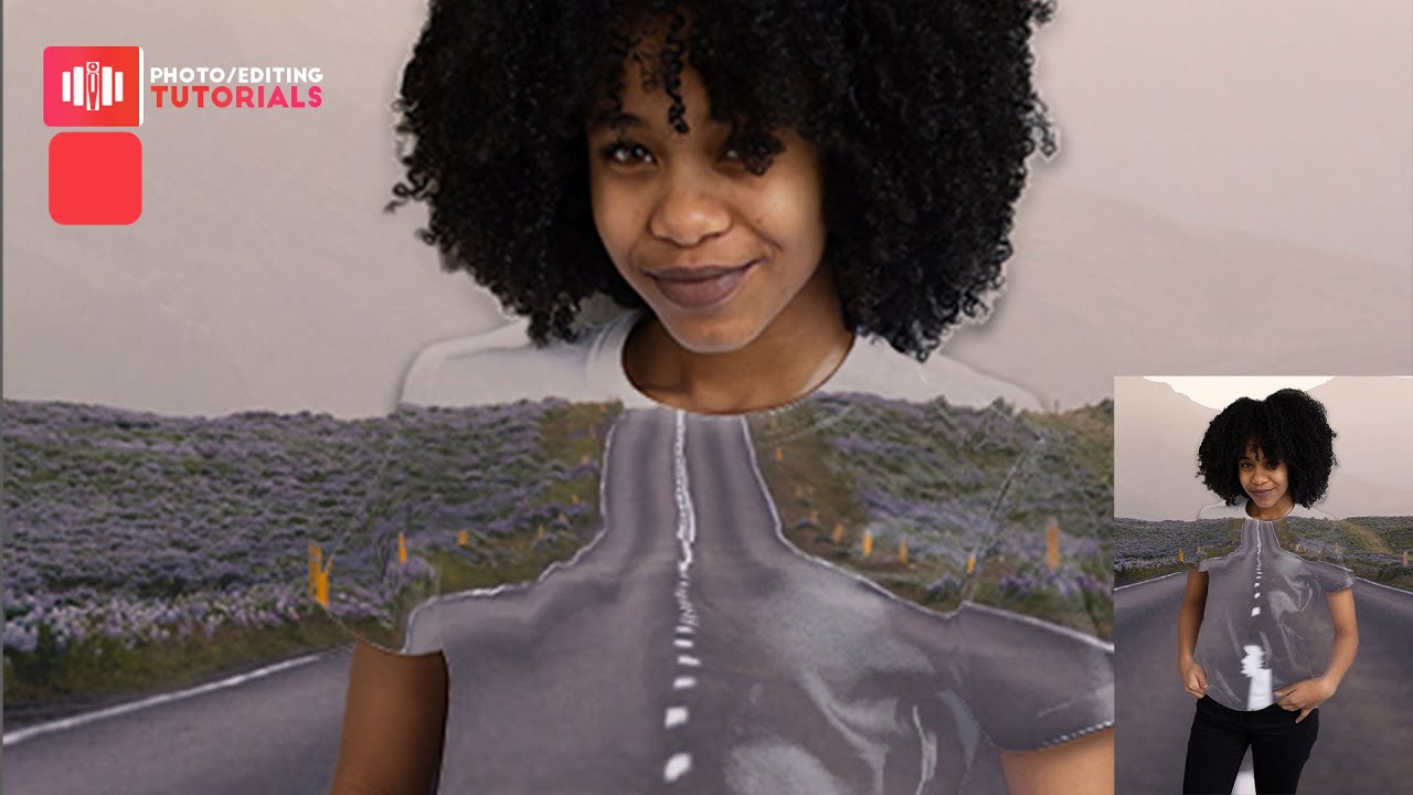 How to Create Transparent/Glass/See-Through Effect- Photo Manipulation Tutorial in Photoshop ...