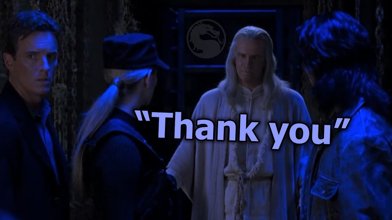 "Thank you" ~ Raiden (Christopher Lambert) ~ Mortal Kombat ~ 1995 - YouTube