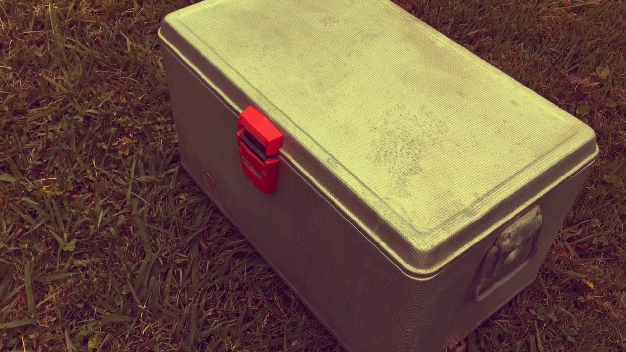 Vintage Hamilton Skotch Ice Cooler & A Box - YouTube