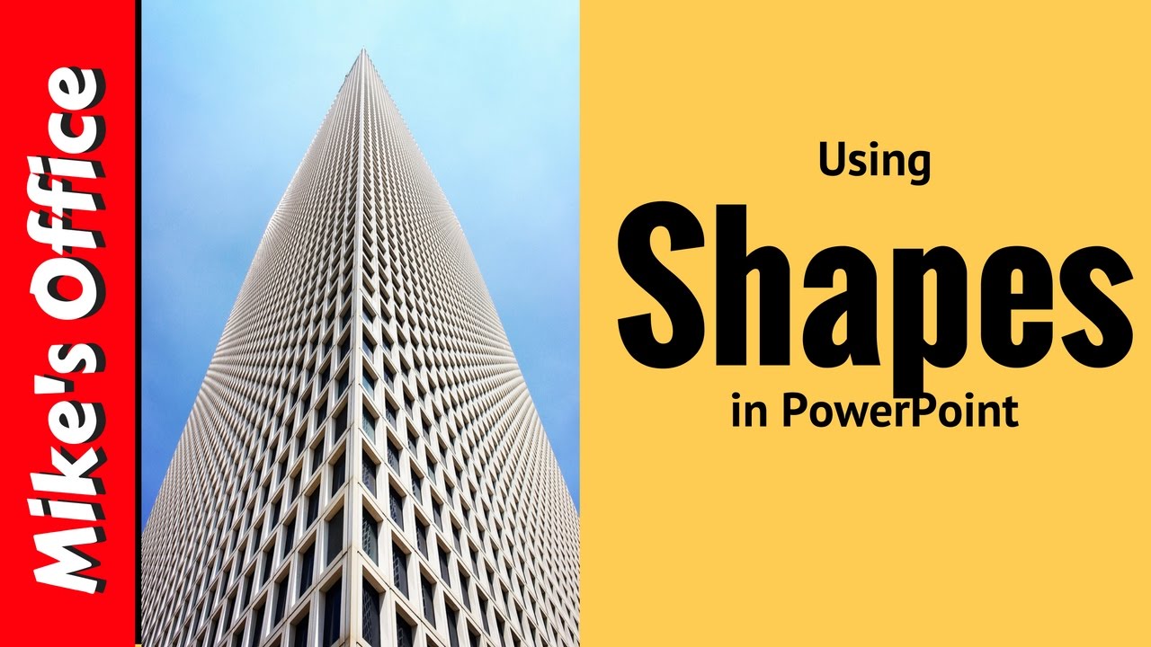 Inserting Shapes in PowerPoint - YouTube