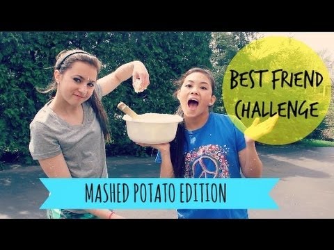 Best Friend Challenge ft. Steph | Mashed Potato Edition - YouTube