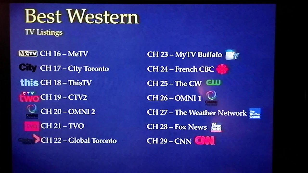 BW+ TV listings channel - YouTube