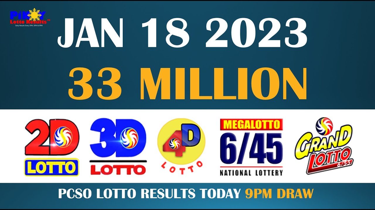 Lotto Results Today: 9PM Draw | Wednesday, January 18, 2023 [Complete ...