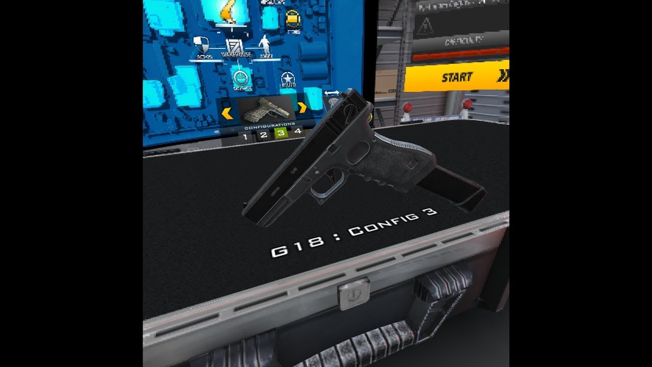 Oculus Quest - Gun Club VR Glock G18 Full Auto - YouTube