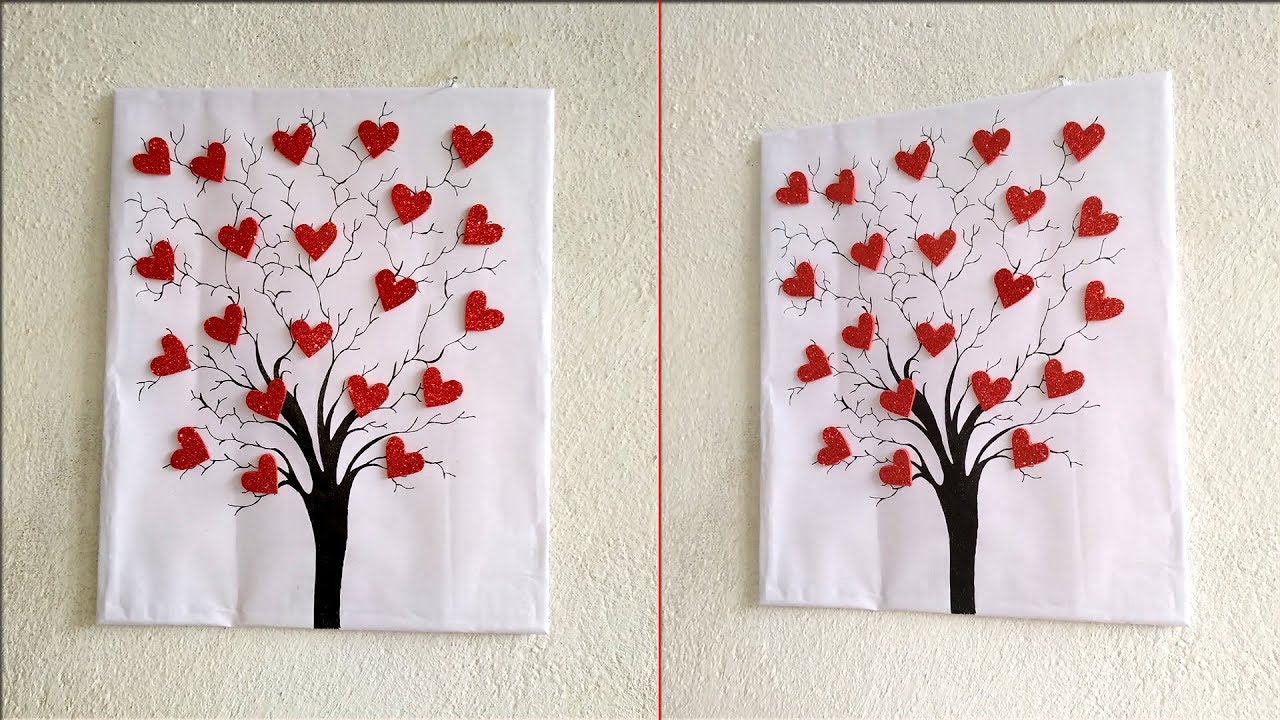 Beautiful handmade wall hanging|| How to decorate your home easily ...