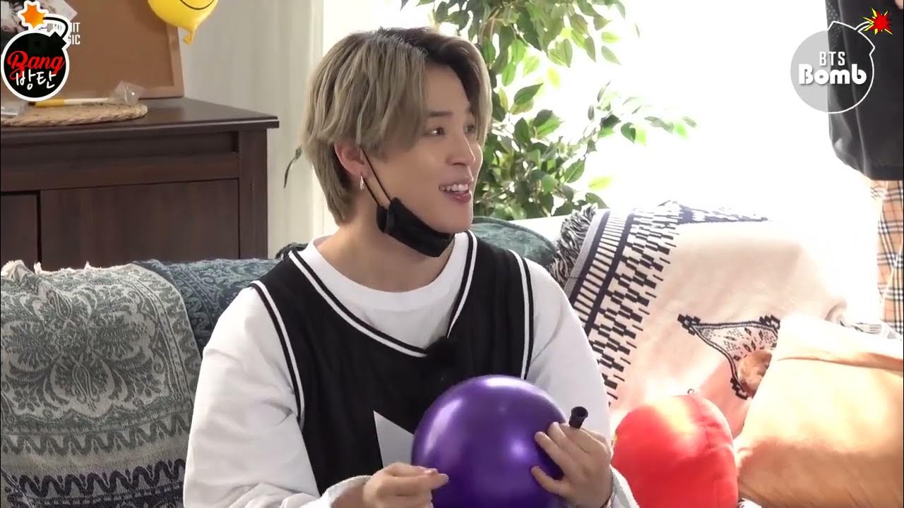 [Sub Español] [BANGTAN BOMB] Jimin and Helium Balloons - BTS (방탄소년단) - YouTube