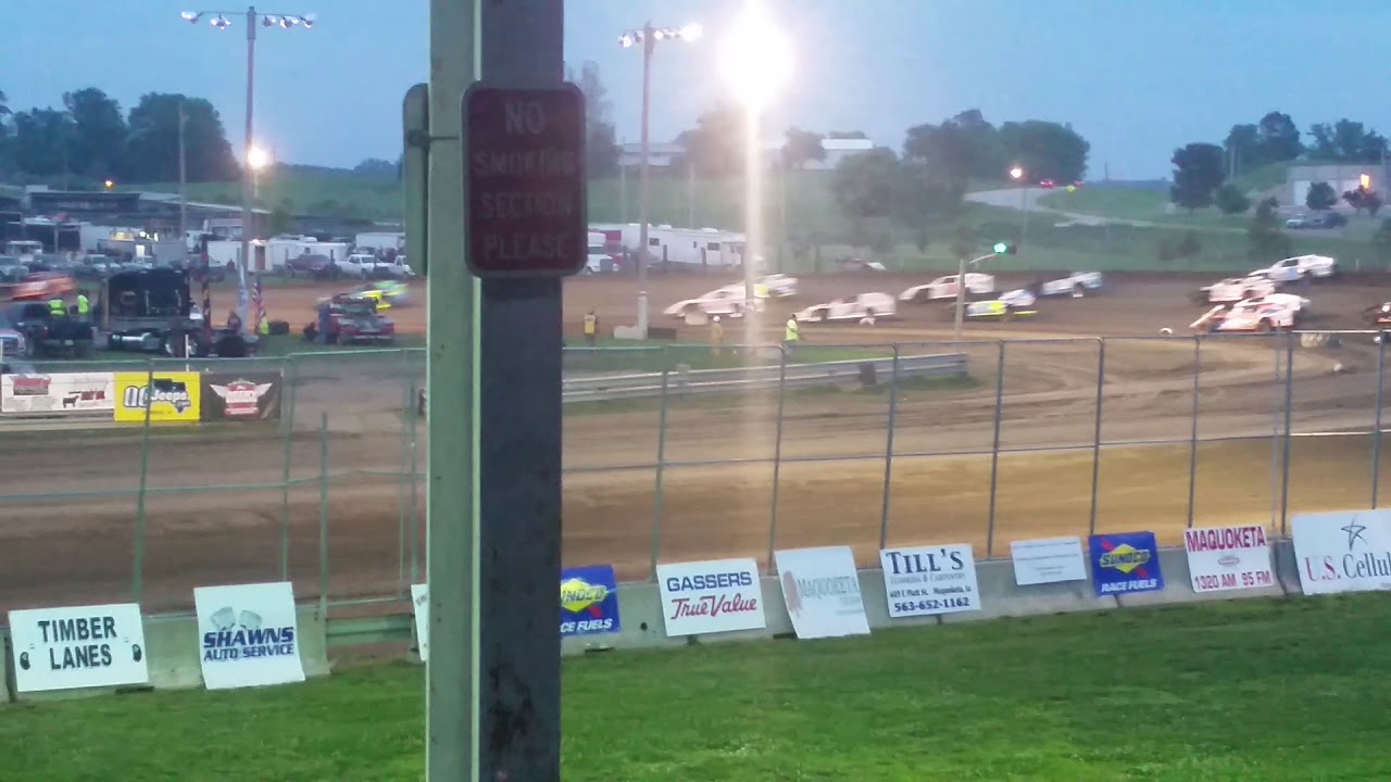 IMCA Modified Feature Jackson County Speedway 6/18/19 - YouTube