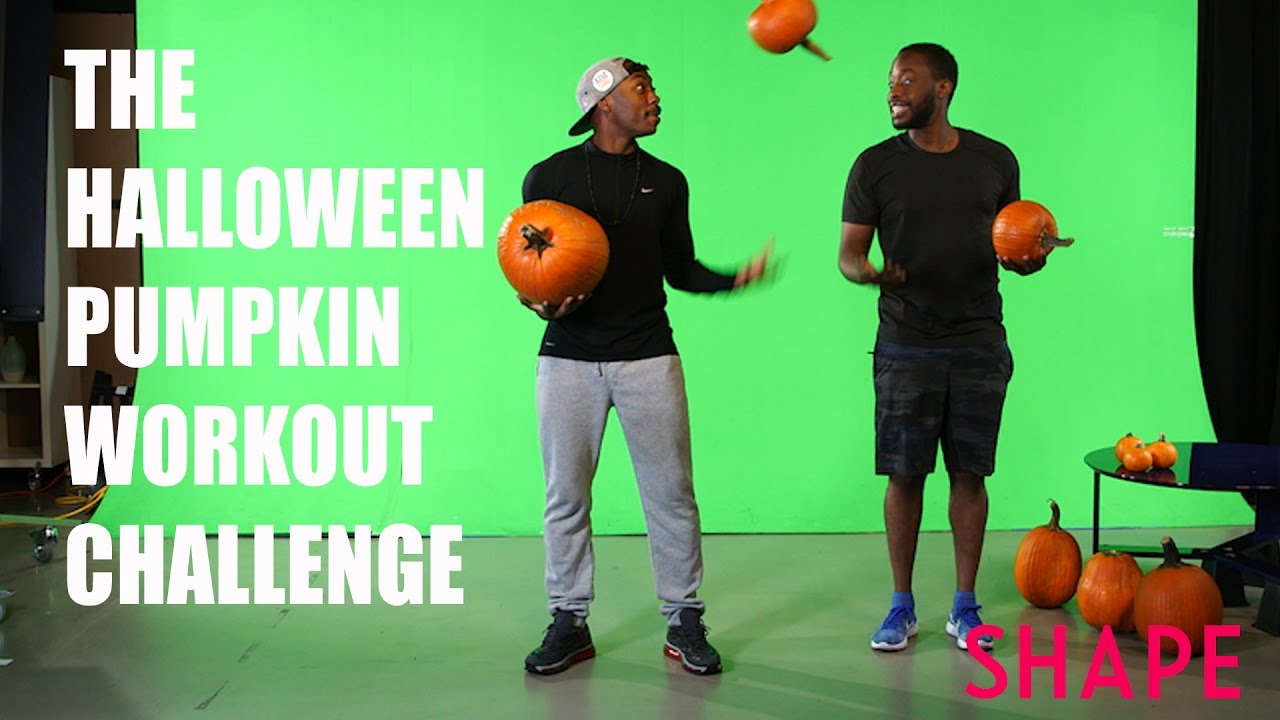 The Halloween Pumpkin Workout Challenge | SHAPE - YouTube