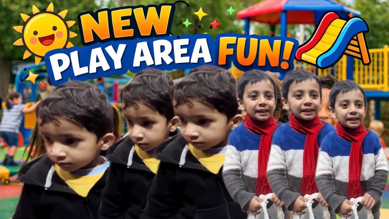 Kids Playing at Newly Open Play Area | Fun & Happy Moments - YouTube
