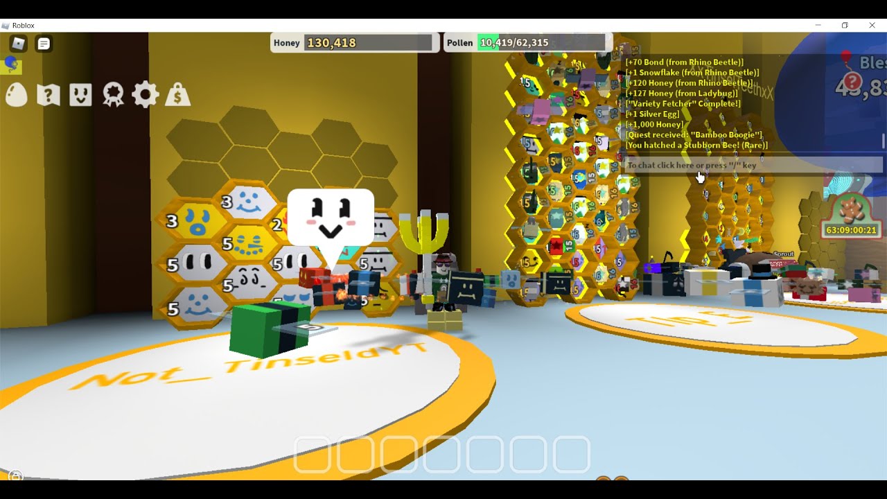 Roblox Bee Swarm Simulator. Starting Over. Episode 1 15 Bees Everything ...