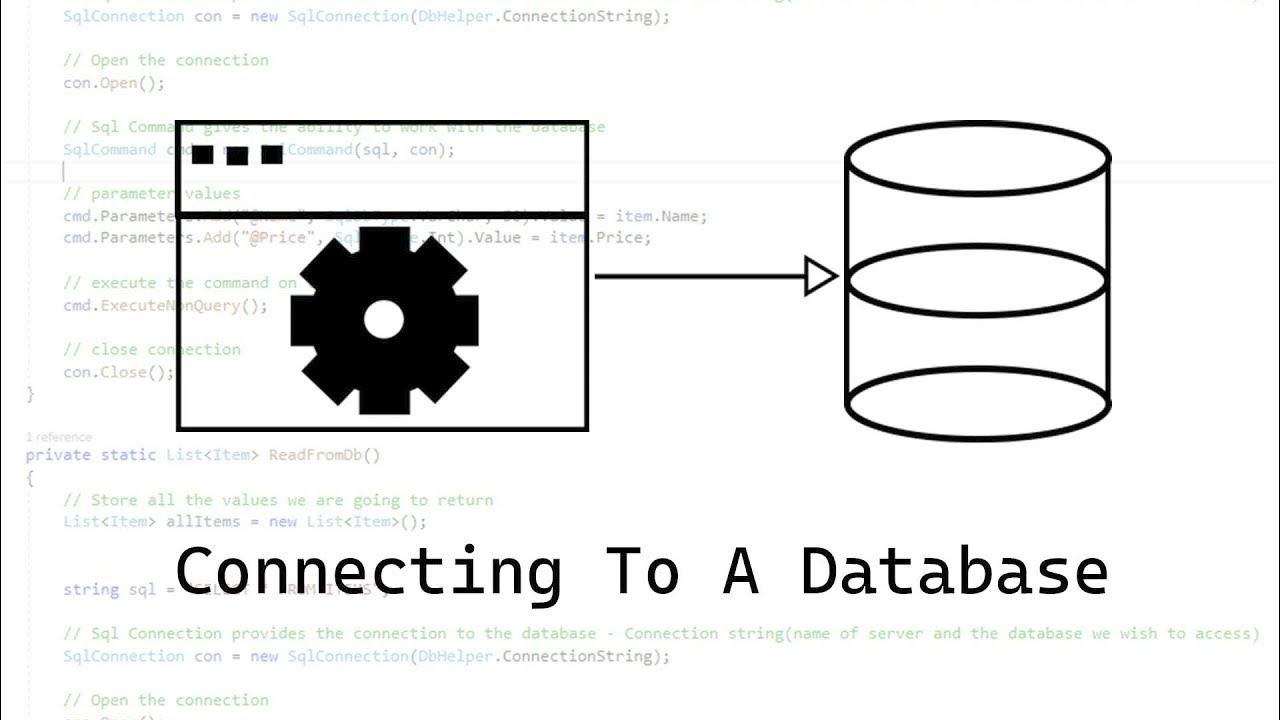 Connecting To A Database (Asp Net Console Application) - YouTube