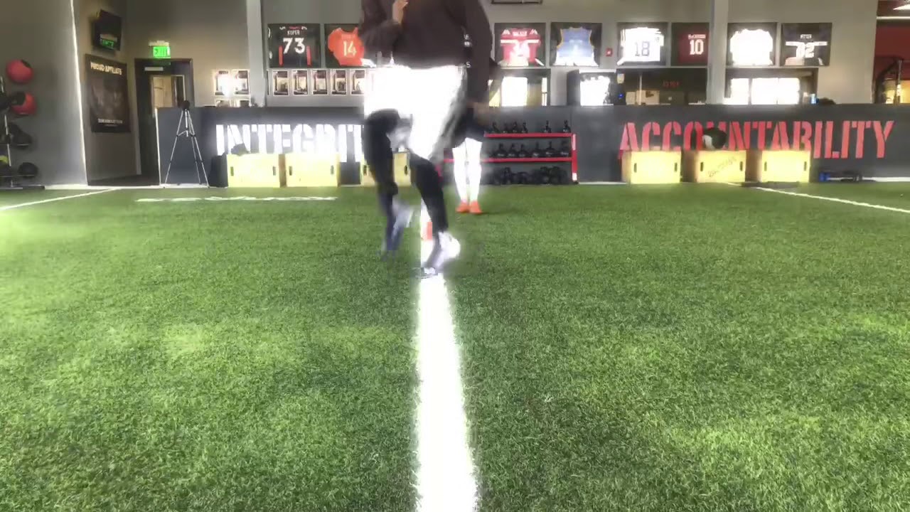 Parrish Gaines Dec 2018 NFL Footwork. - YouTube