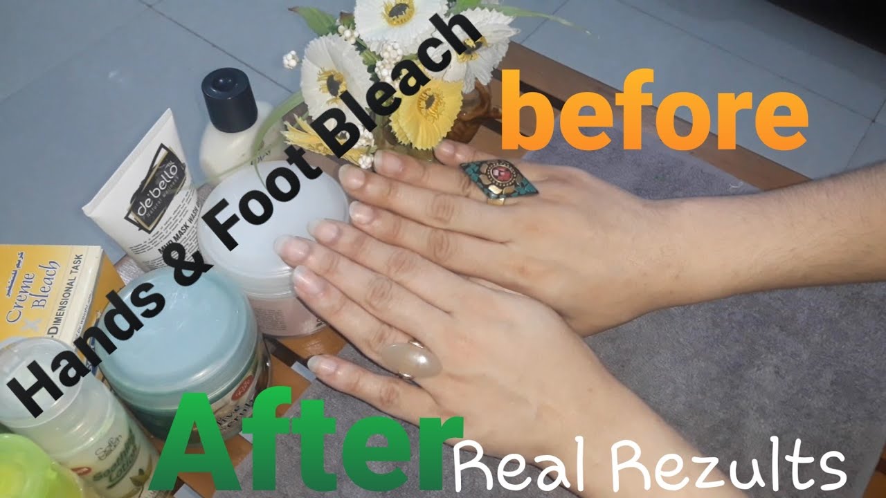 Hand & foot whitening bleach instant 100% true rezults | bleach | mahi ...