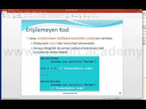 5.2 - Break, Continue, Go To ve Erişilemeyen Kod