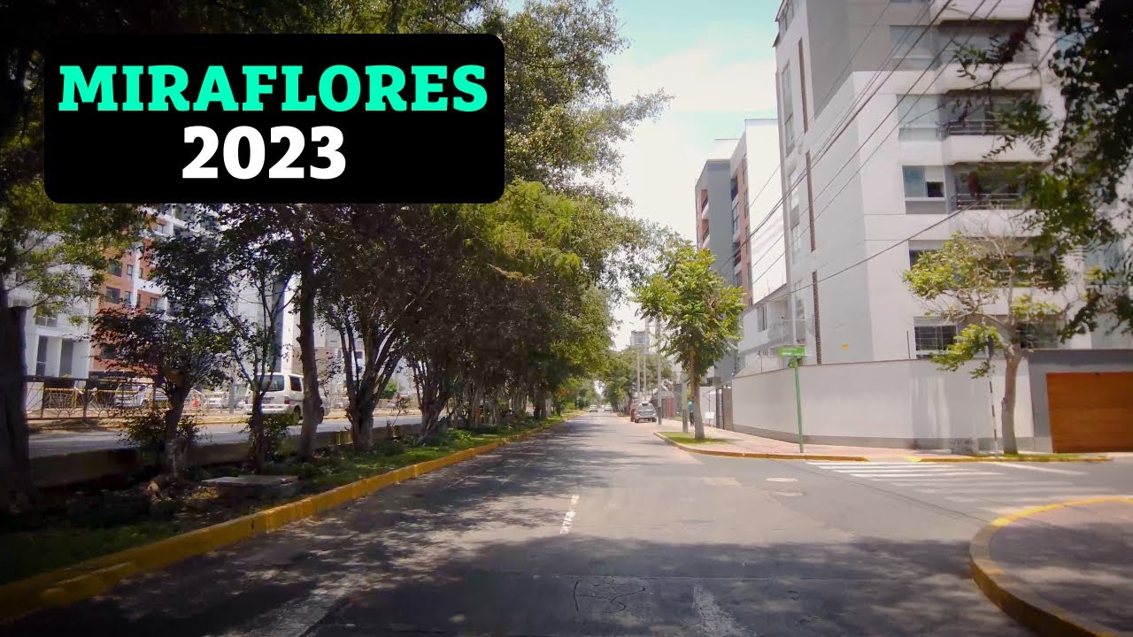 Descubriendo calles de Miraflores Lima Peru 4K WALKING - YouTube