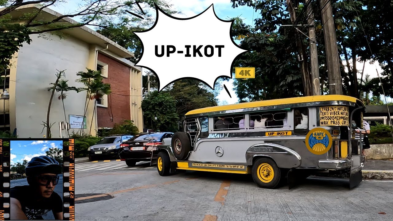 Quick bike ride around UP Diliman | UP Fair @ Sunken Garden - YouTube
