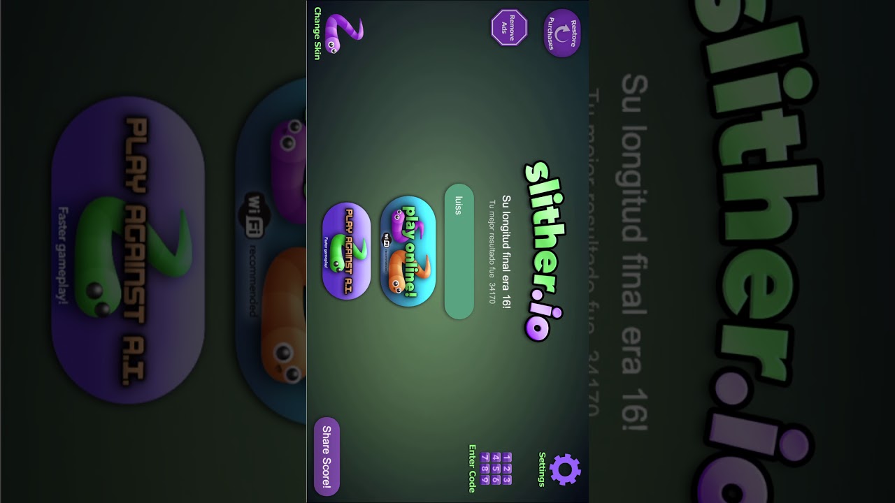 Codes for slither.io - YouTube