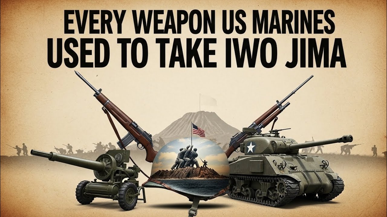 Every Weapon US Marines Used to Take Iwo Jima | WW2 Battle Breakdown ...
