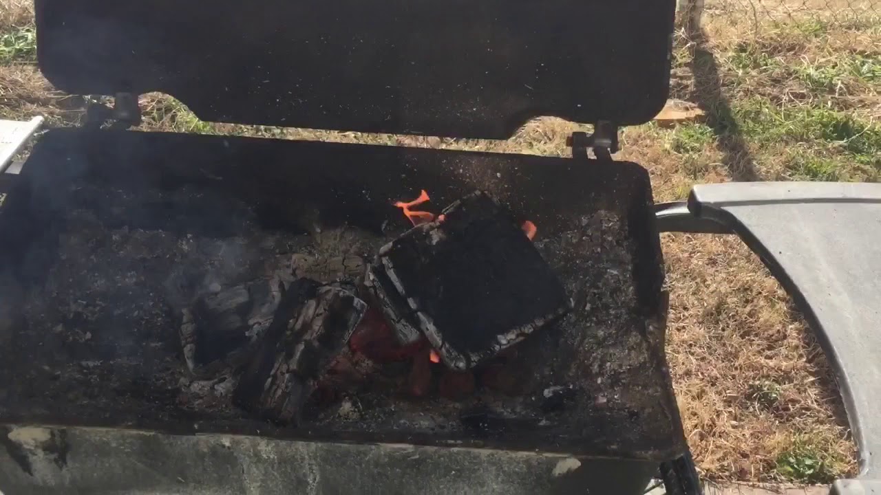 DIY Make a Coal Blacksmith Forge From an Old Gas Grill - YouTube