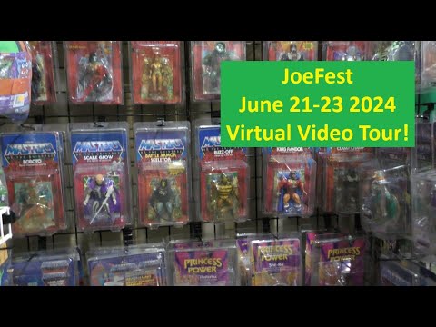 JoeFest Toy Action Figure Convention 2024 Virtual Video Tour! And Haul ...