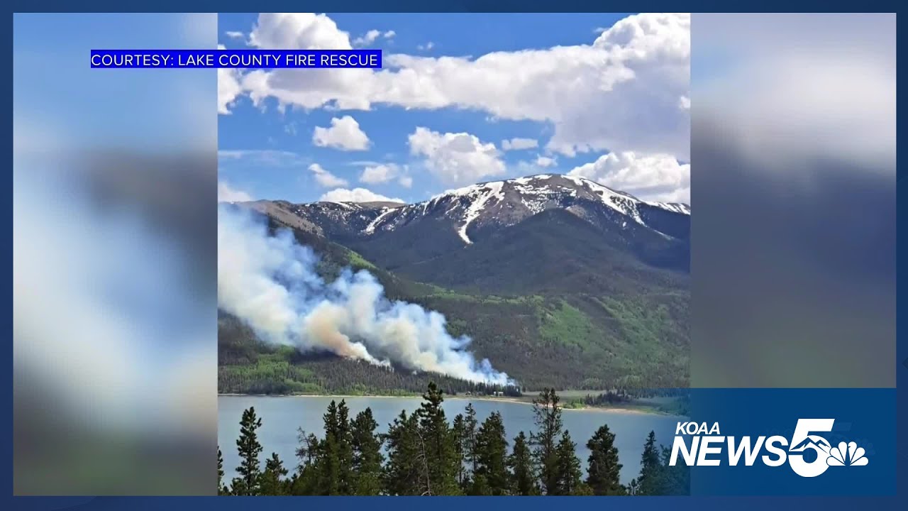 Evacuation orders issued for fire burning in Lake County - YouTube