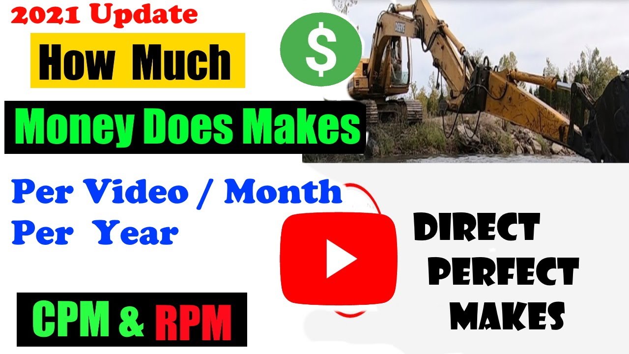 how much money does dirt perfect make on youtube - YouTube