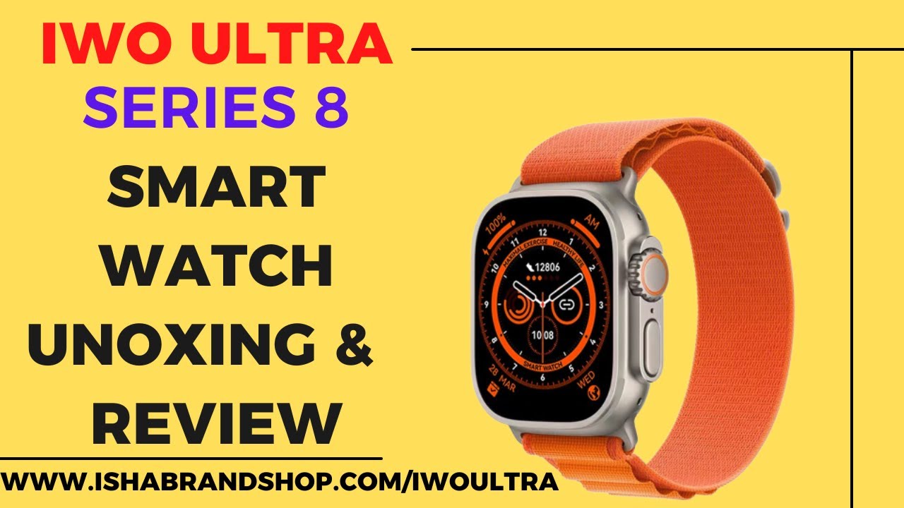 IWO Ultra N8 Smart Watch 2.02 Inch Display Series 8 NFC Bluetooth Call ...