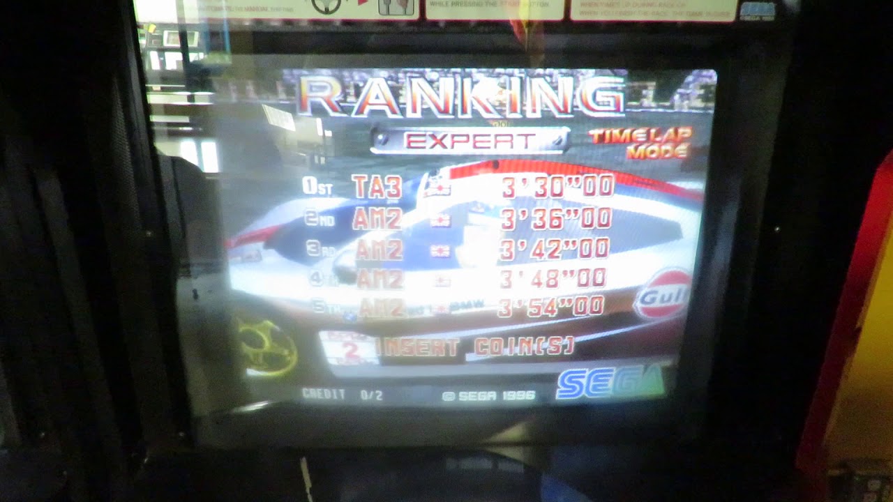 Lot #0149: SEGA Super GT Arcade Machine - YouTube