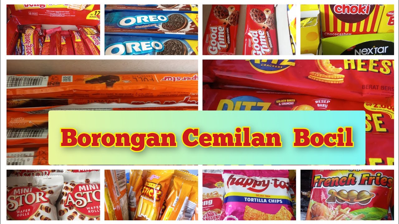 Nge Vlog di Warung Sembako || Borongan Cemilan Bocil - YouTube