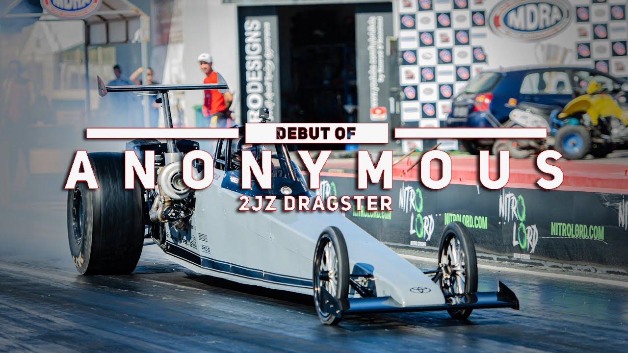Debut of "Anonymous" 2JZ Dragster - YouTube