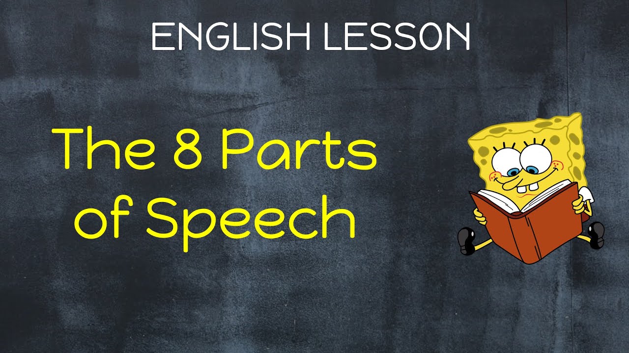 8 Parts of Speech | English Lesson - YouTube