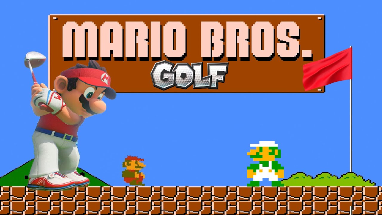 Mario Bros Mas o Mario é a Bola de Golf? - Super Mario Bros. Golf - YouTube