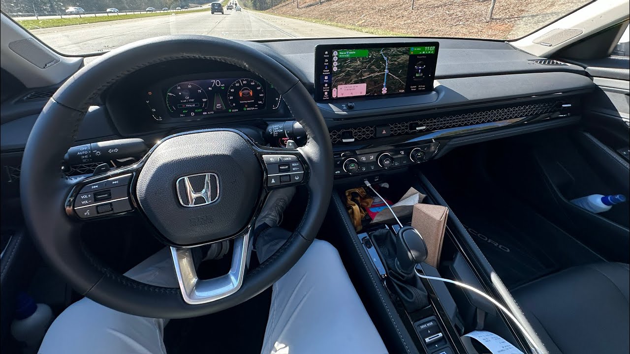 Traffic Jam Assist - 2023 Honda Accord - YouTube