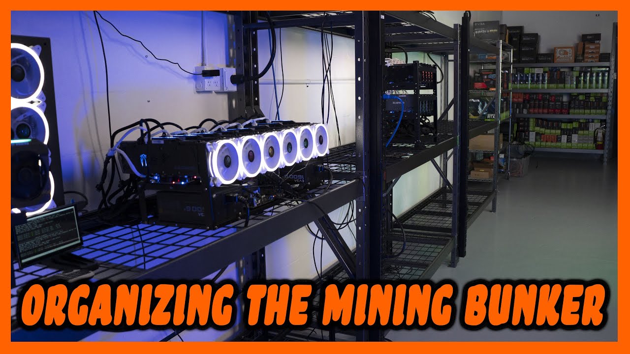 We Organized the Mining Bunker and the New Mining Racks are Ready to be ...