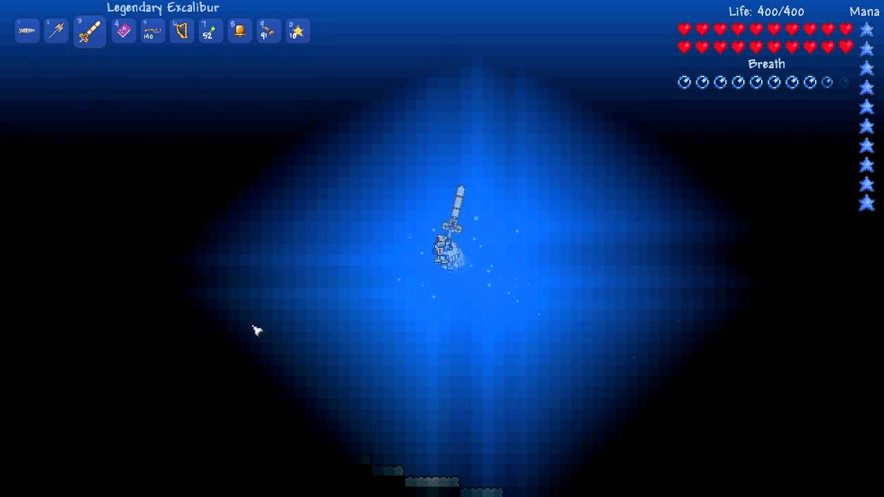 Let's Play Terraria [S3 Part 92] - Legendary Excalibur - YouTube