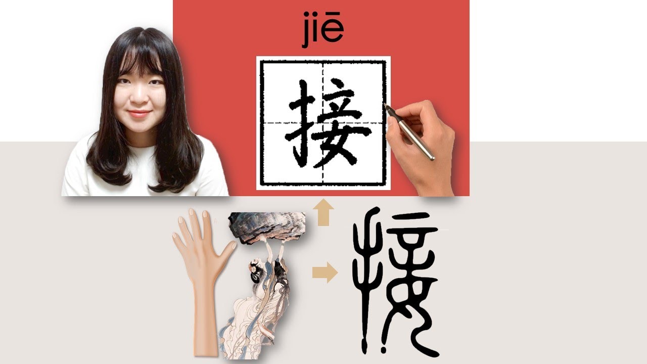 【NEW HSK3】_#HSK3#_接/jie/(pick up sb) How to Pronounce/Say/Write Chinese ...