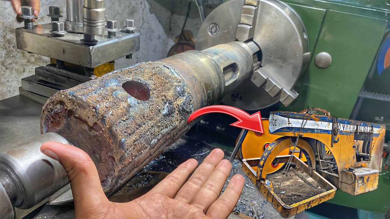 Road Roller Front Wheel Steering Internal Pin Huk are Damaged, Only ...