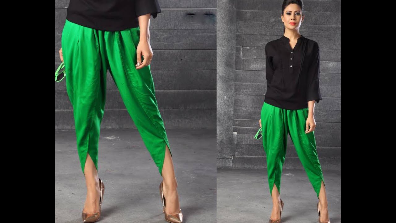 Tulip Salwar - Drafting, Cutting & Stitching | DIY| - EASY METHOD ...
