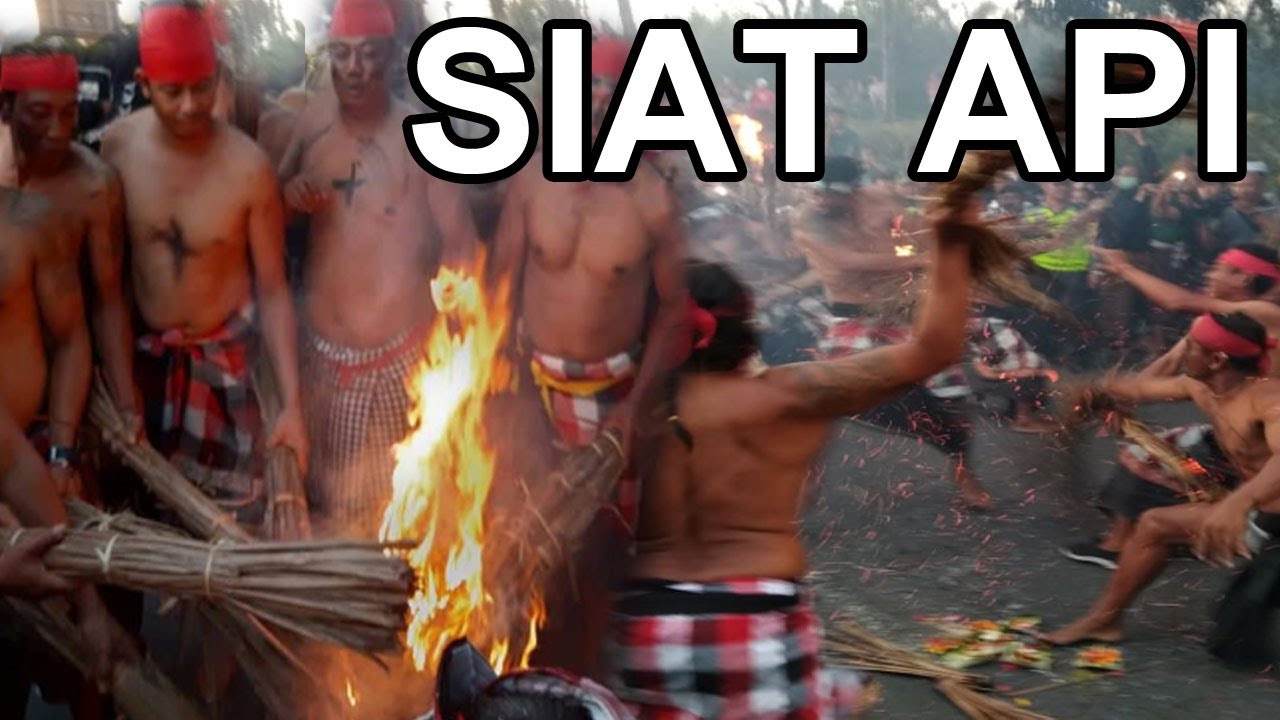 Tradisi Siat Api Desa Adat Duda 2020 - YouTube