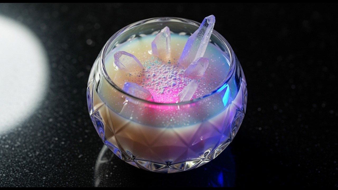 [ASMR] Ultra-Luxury Crystal Cuisine: Breakfast of Opal Dew & Crushed ...
