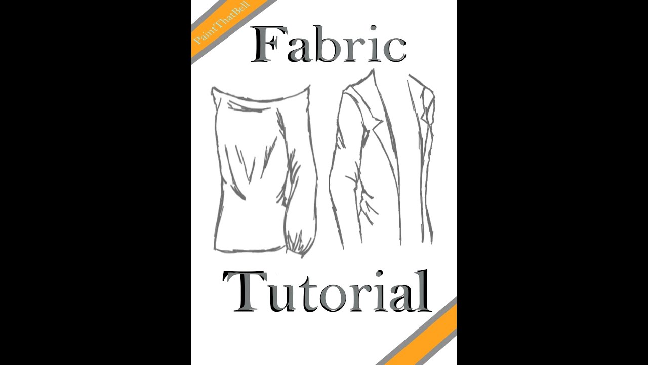 How to Draw Fabric Tutorial (Folds and wrinkles) - YouTube