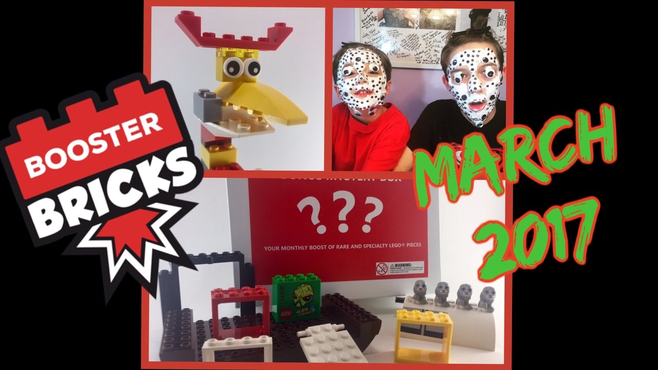 BOOSTER BRICKS VIP MARCH 2017 UNBOXING: MONTHLY SUBSCRIPTION LEGO BOX ...
