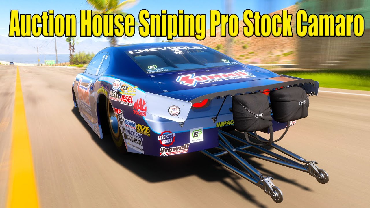 Forza Horizon 5 Auction House Sniping How to get the Pro Stock Camaro ...