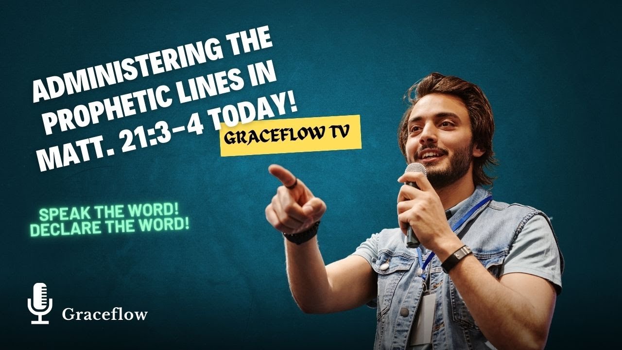 Administering the Prophetic lines in Matt. 21:3-4 today! - YouTube
