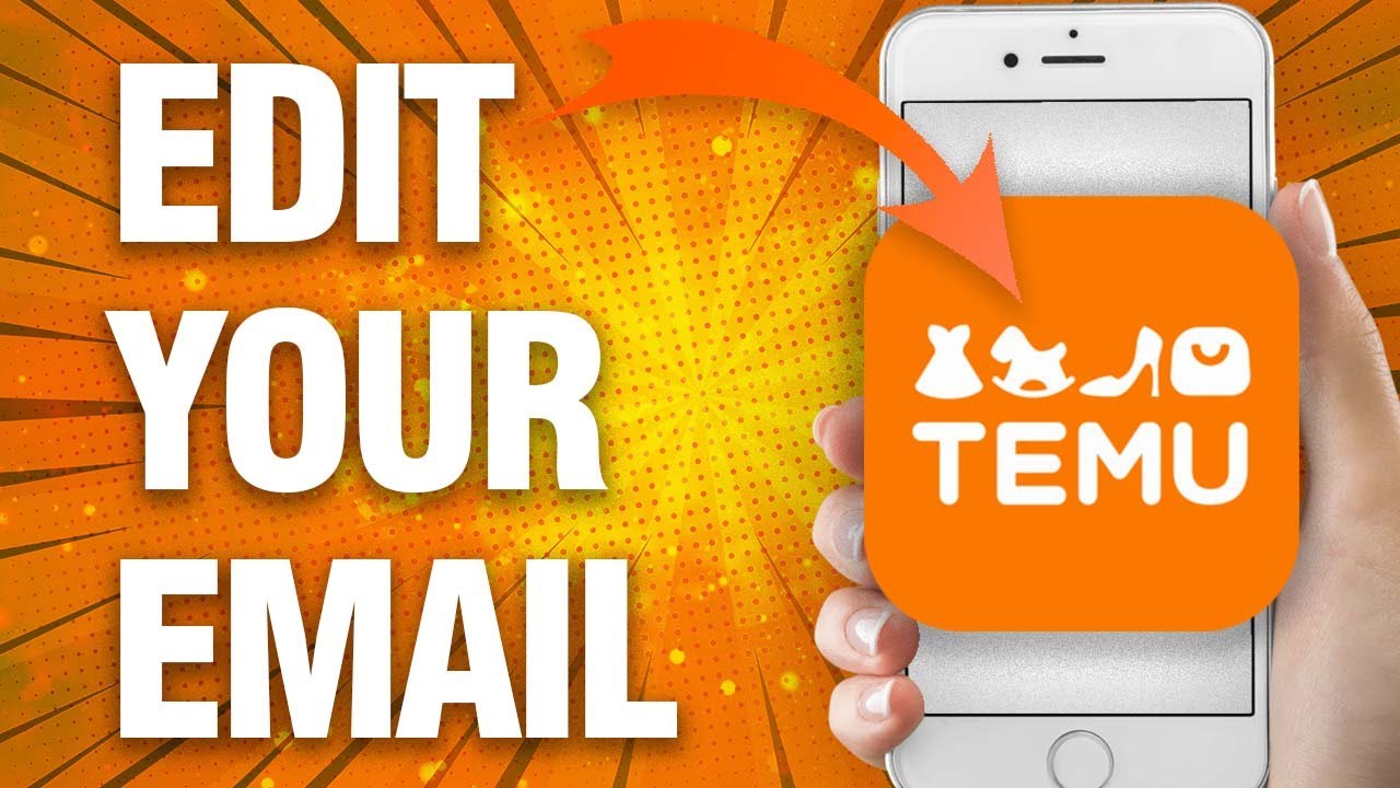 How To Edit Or Change Your Email On Temu App - YouTube