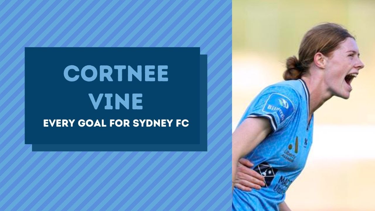 Cortnee Vine • Sydney FC • All Goals • 2020 - 2024 - YouTube